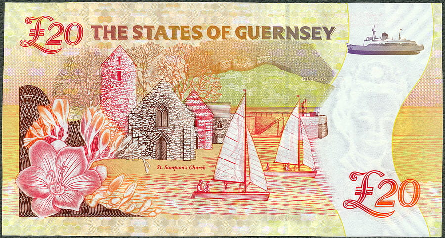 Guernsey - 20 funtów ND/2009 * P58c * Elżbieta II tombanknoter.pl